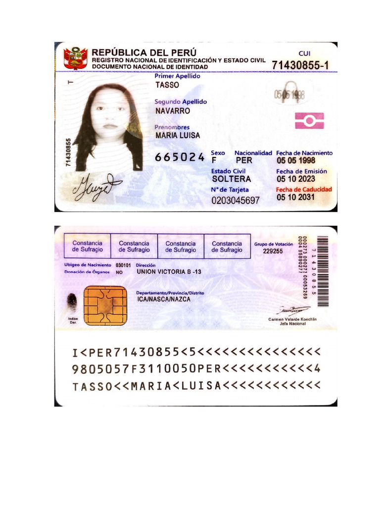 Dni - Maria Luisa Tasso | PDF