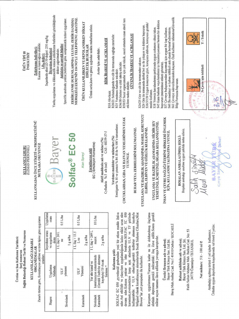 Solfac-EC-50 Etiket MoH 25.12.2014 | PDF