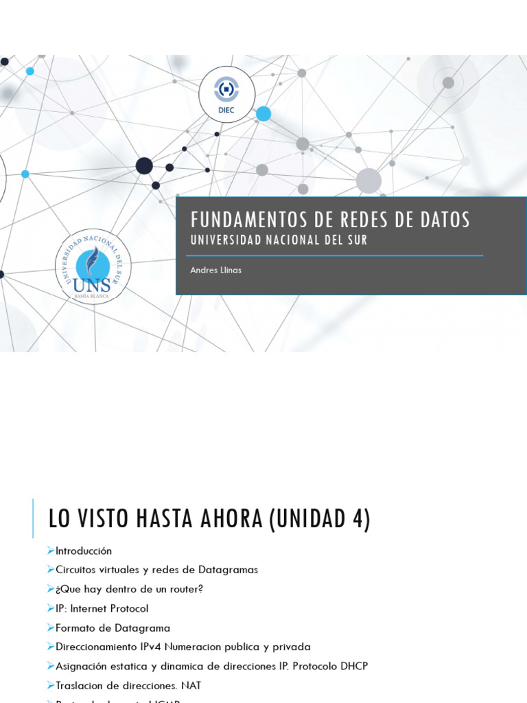 Unidad 5 | PDF | Conmutador de red | Protocolos de internet