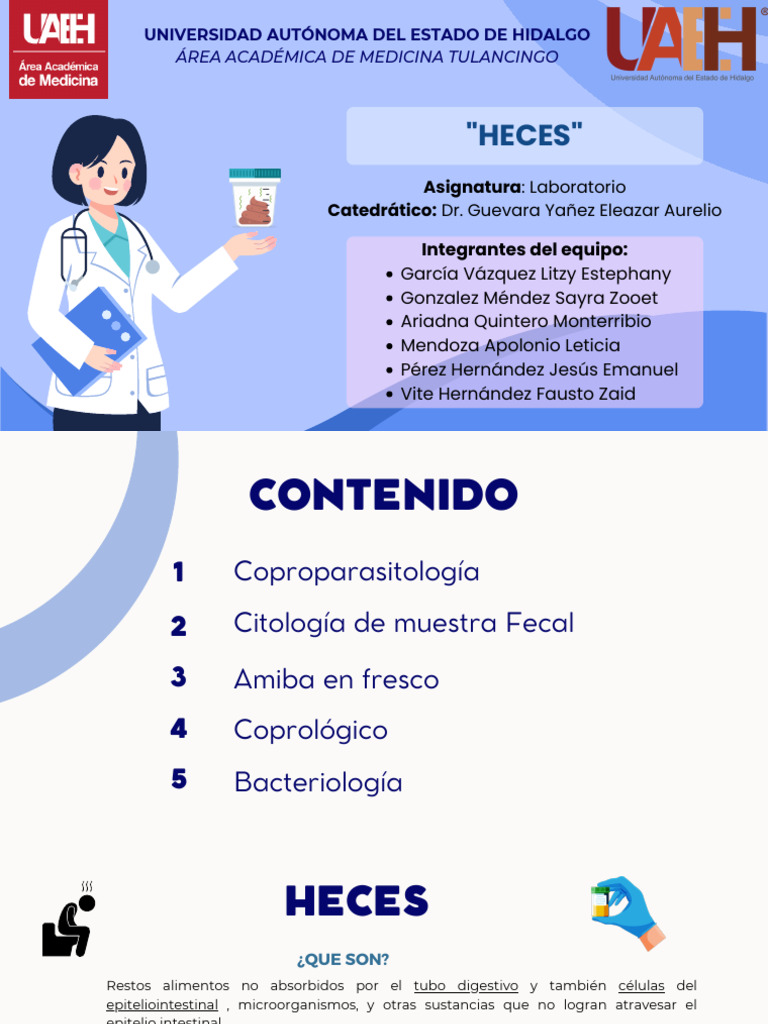 HECES | PDF | Heces | Diarrea