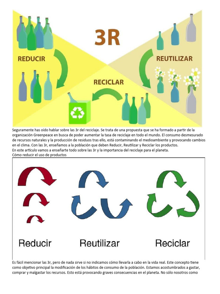Campaña de Reciclaje | PDF | Reciclaje | Residuos