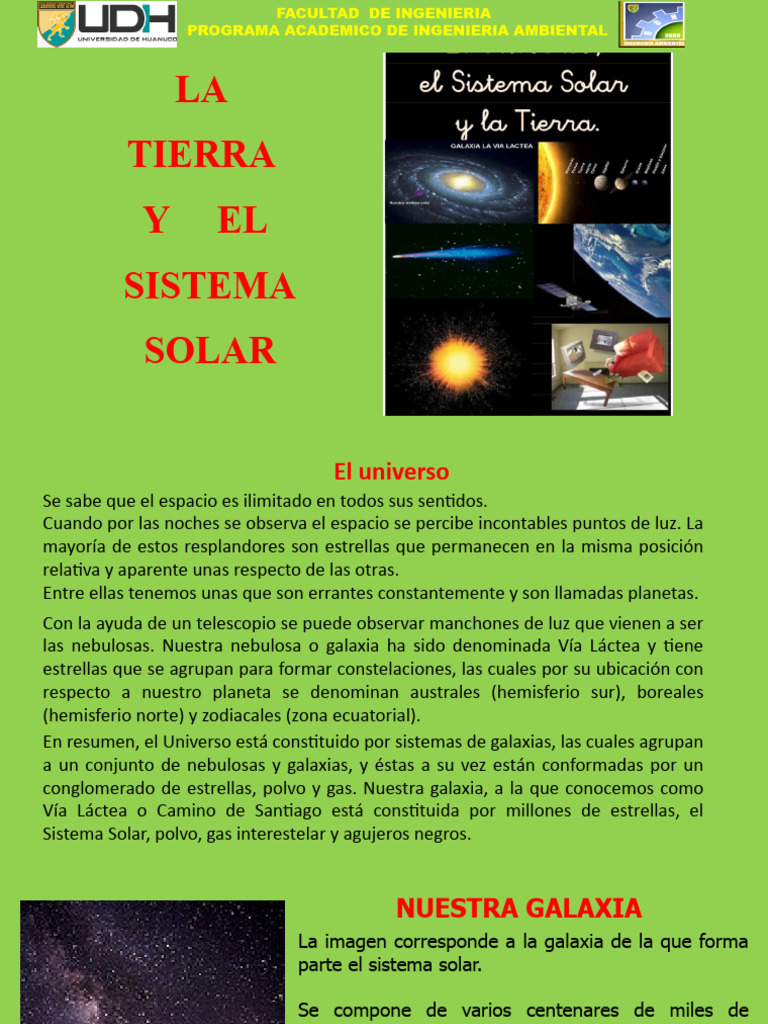 La Tierra y El Sistema Solar | PDF | Tierra | Corteza (Geología)
