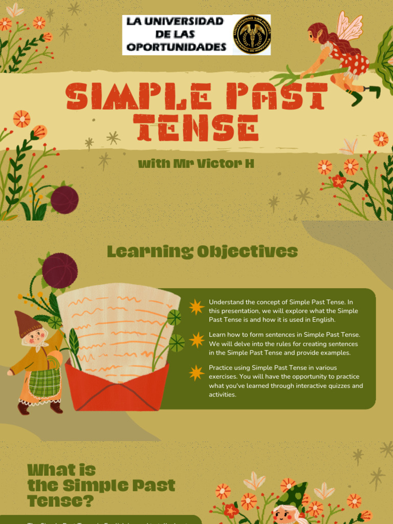 Past Simple | PDF | Grammatical Tense | Verb