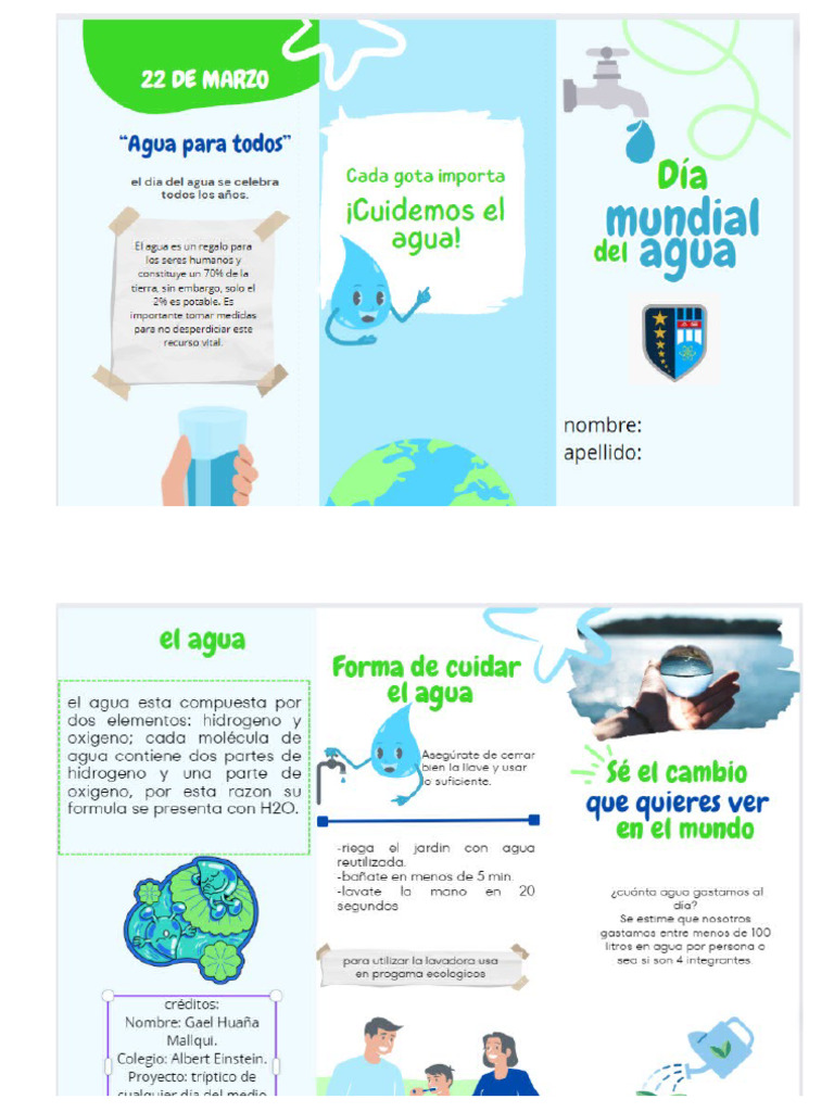 Triptico Del Agua | PDF Triptico Del Agua | PDF