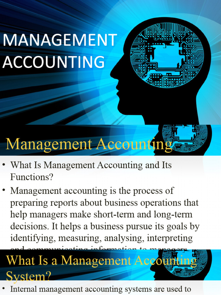 Management Accounting Overview and Functions | PDF | Management ...