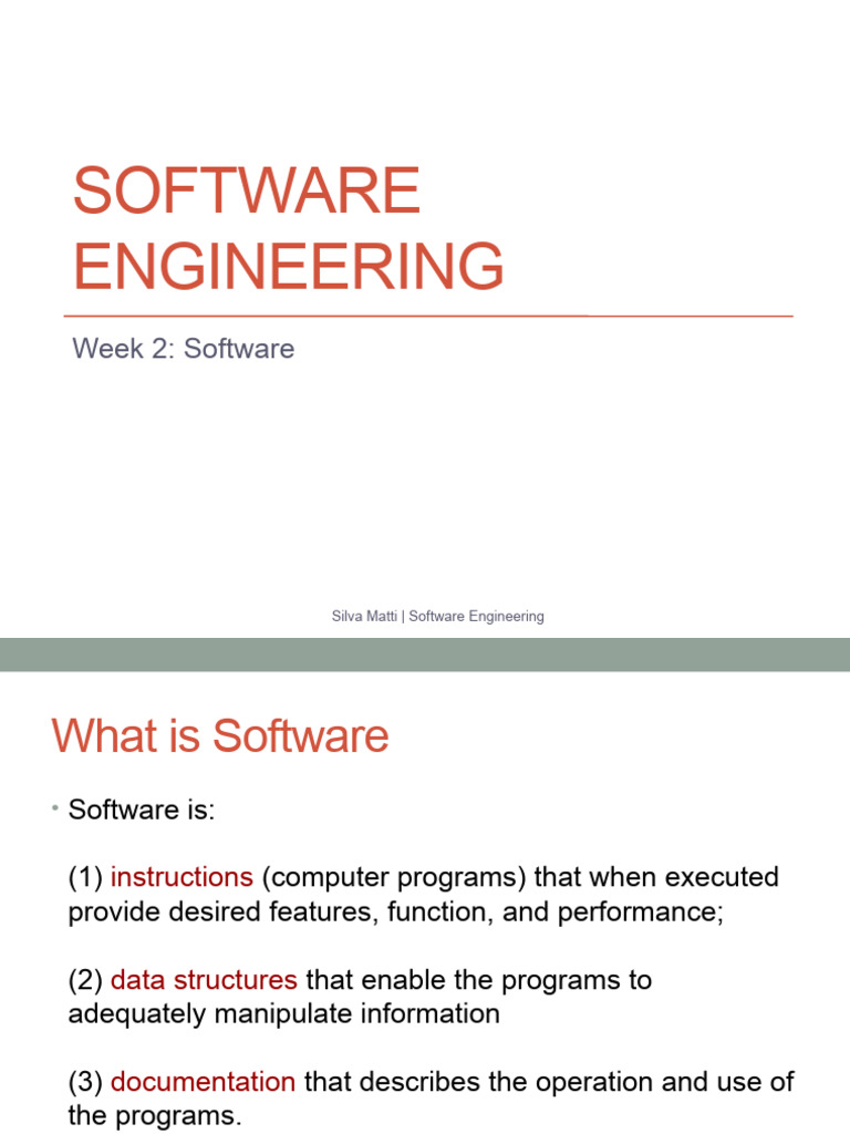 SE Lecture 1 | PDF | Software | Application Software