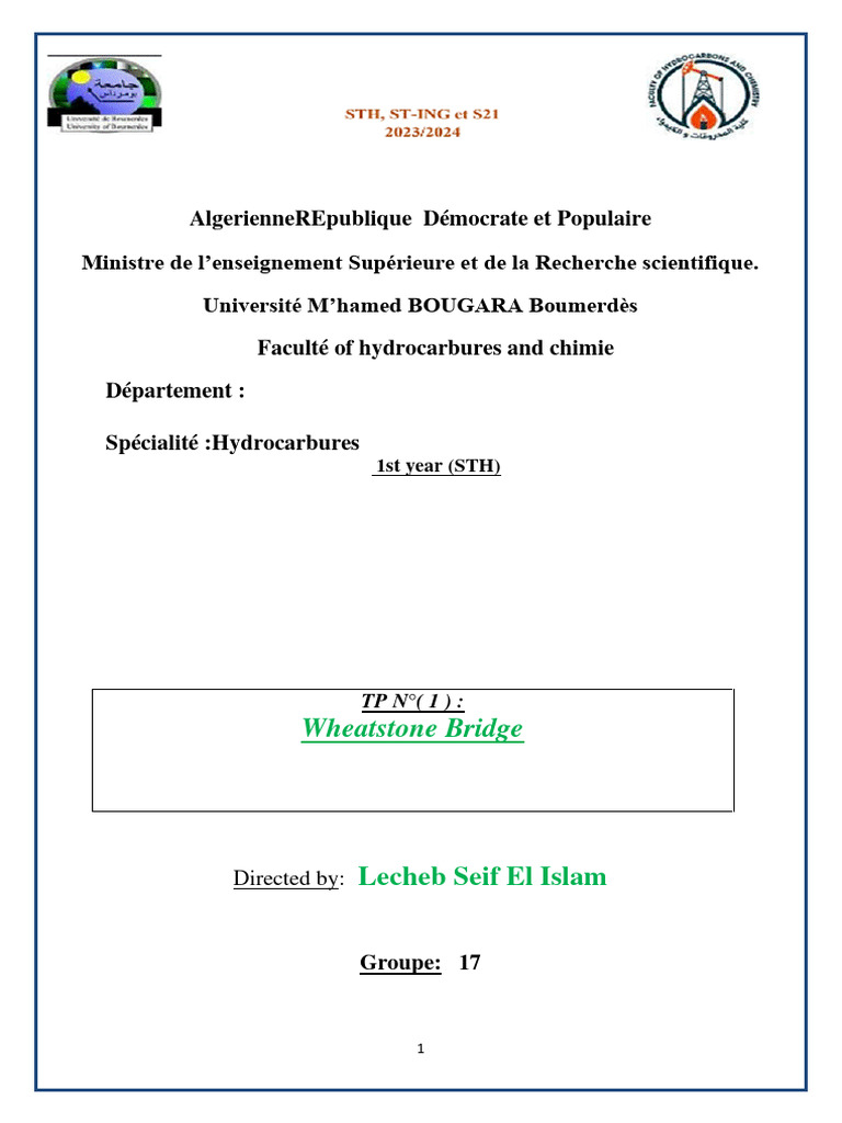 tp phy 1 | Download Free PDF | Electrical Resistance And Conductance | Electrical Resistivity ...