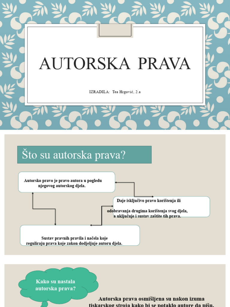 Autorska Prava | PDF