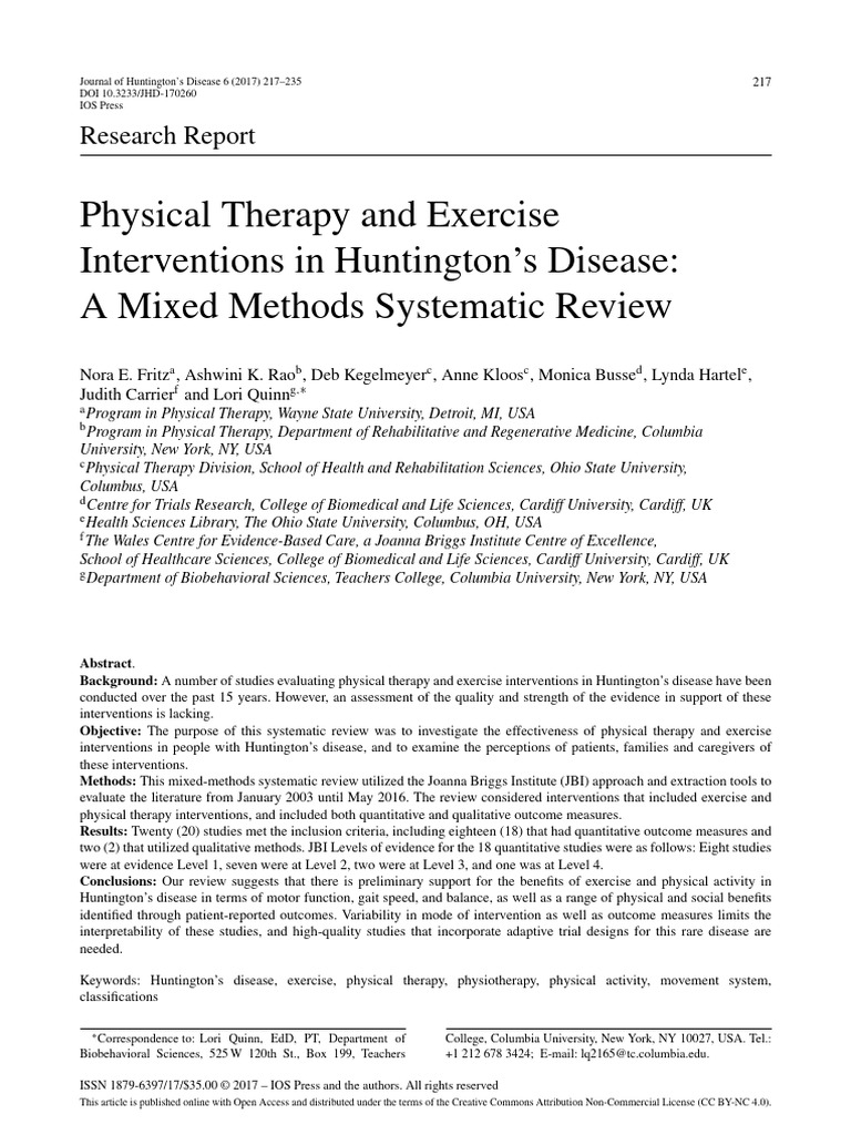 Adel 2 | PDF | Systematic Review | Physical Therapy