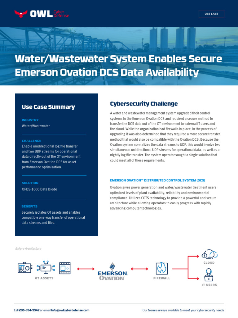 21 OWL U048 Emerson Ovation Use Case V1 2 | PDF | Security | Computer Security
