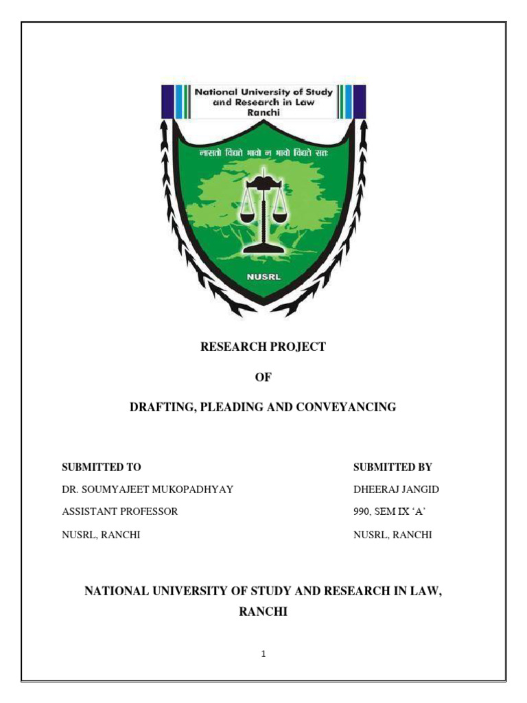 DPC Research Project | PDF | Lawsuit | Affidavit