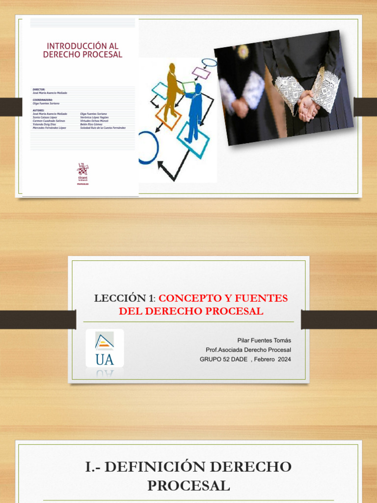 Lección 1 Introducción Procesal 2024 | PDF | Ley procesal | Caso de ley