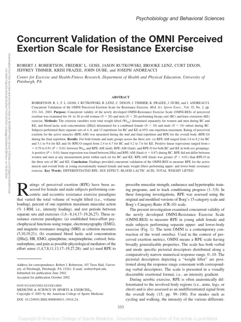 Concurrent Validation of The Omni Perceived.24 | PDF | Strength ... Concurrent Validation of The Omni Perceived.24 | PDF | Strength ...