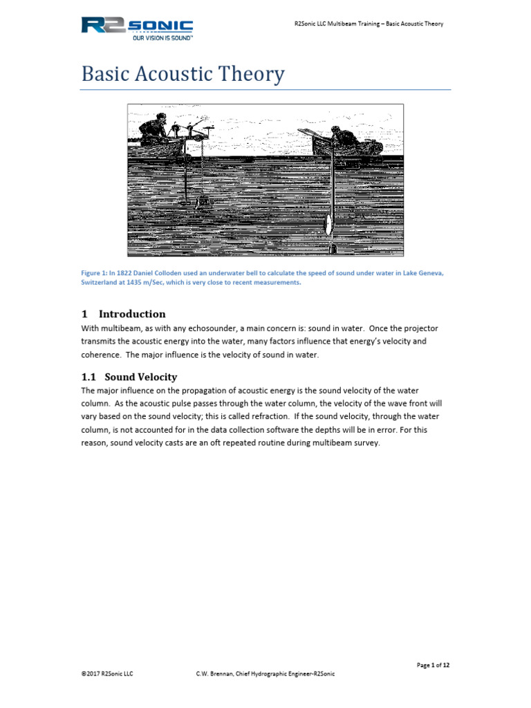 Basic-Acoustic-Theory | PDF | Sound | Water