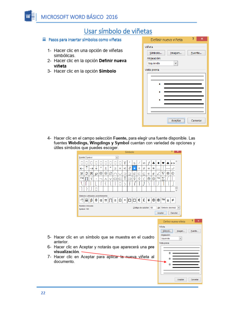 Manual_de_Microsoft_Word_2016_modulo_ hasta pagina34 | PDF | Microsoft