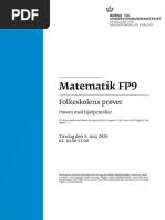 FP9 Matematik Med Hjælpemidler Maj 2024 | PDF