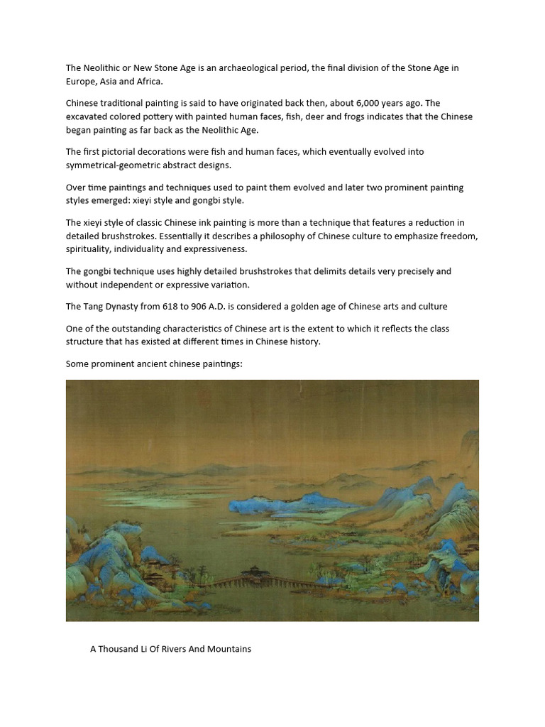 Project on history | PDF | Paintings | Plastic Arts