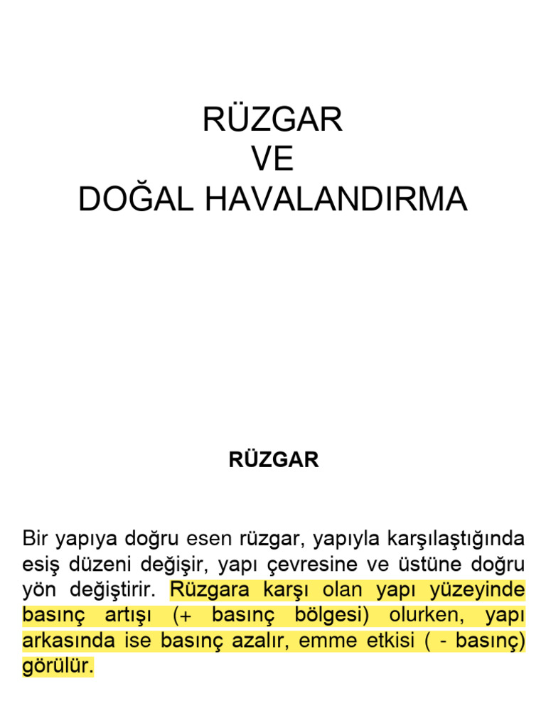 Ders 4-Ruzgar | PDF