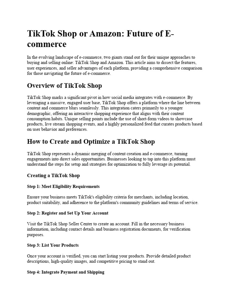 Tik Tok | PDF | E Commerce | Search Engine Optimization