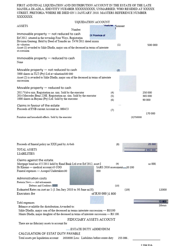 Question 3 | PDF | Inheritance Tax | Expense