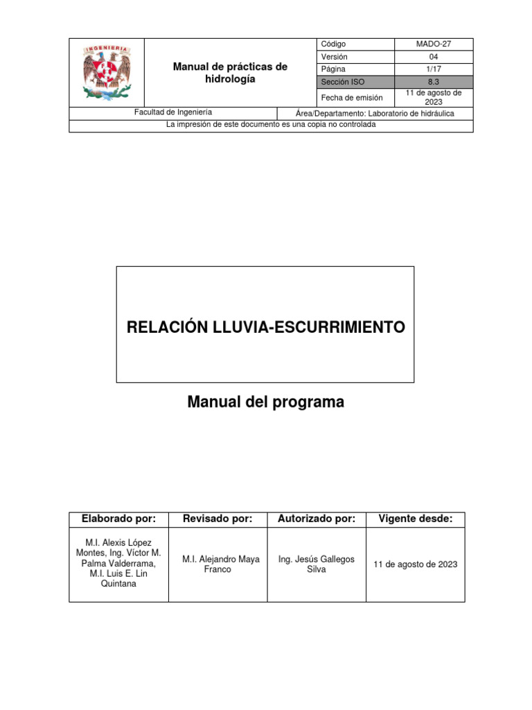 Manual Del programa-HG3 | PDF | Hidrología | Simulación