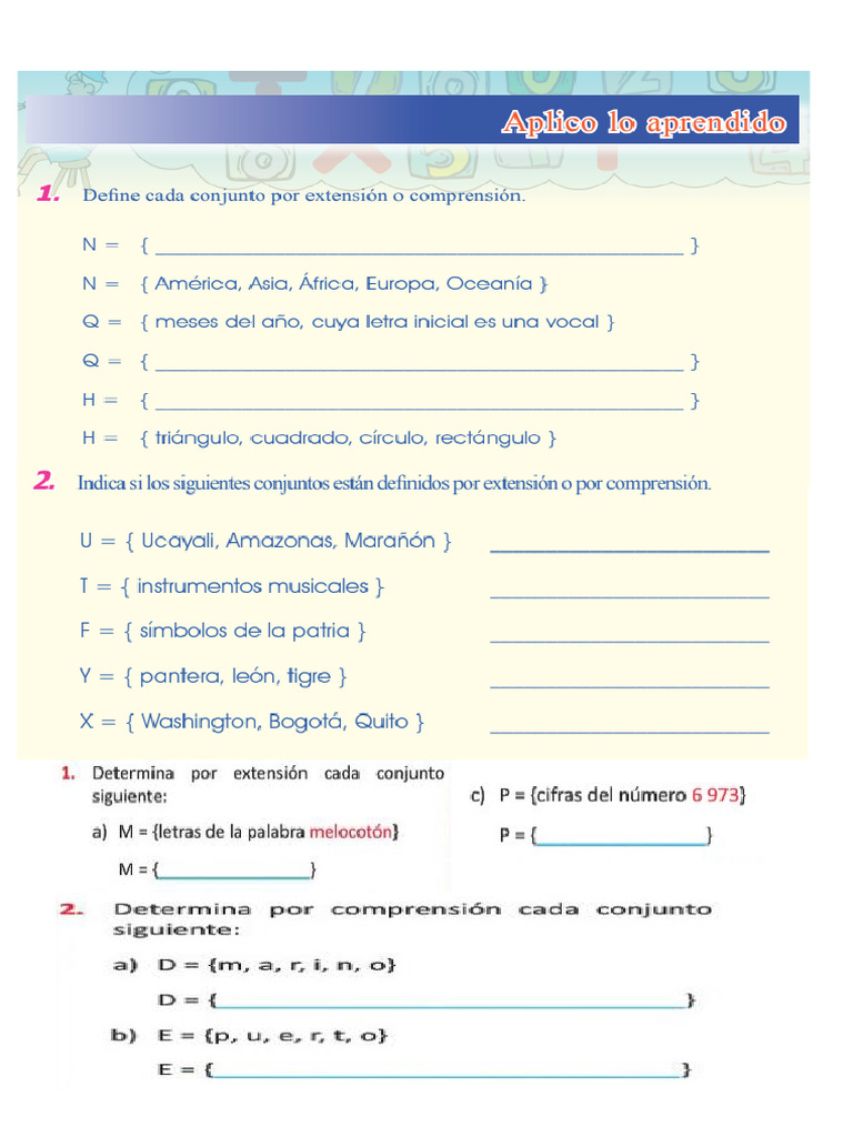 Extensión y Comprensión | PDF