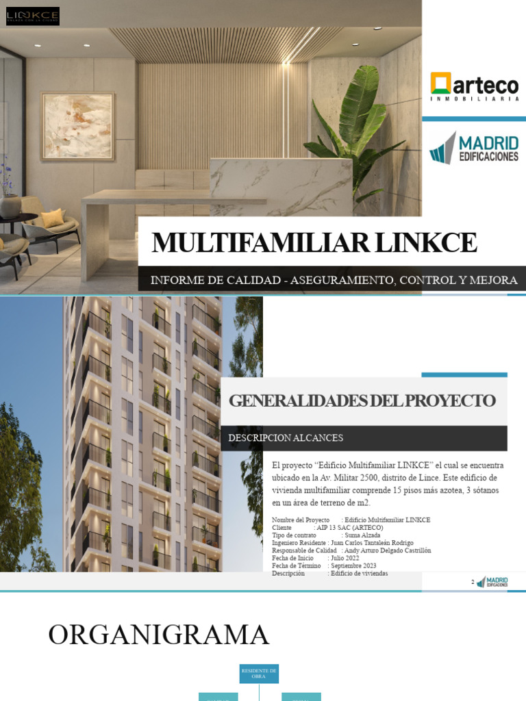 Informe de Calidad - Linkc | PDF | Sistema de manejo de calidad ...