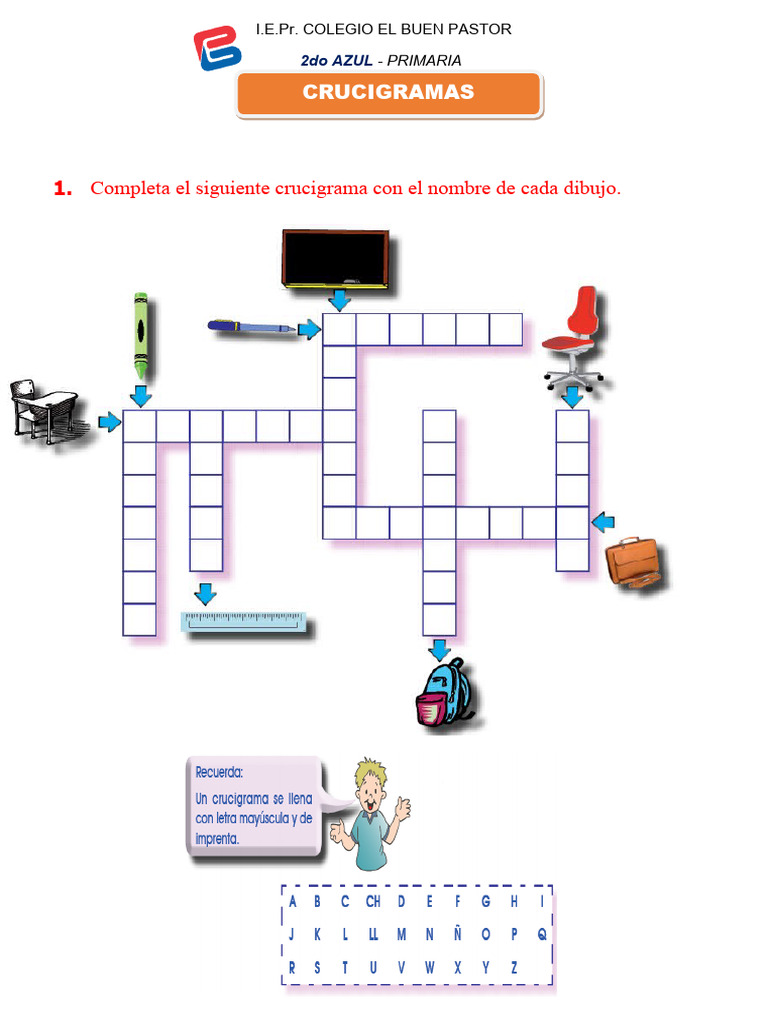 Crucigramas-para-Segundo-Grado-de-Primaria | PDF