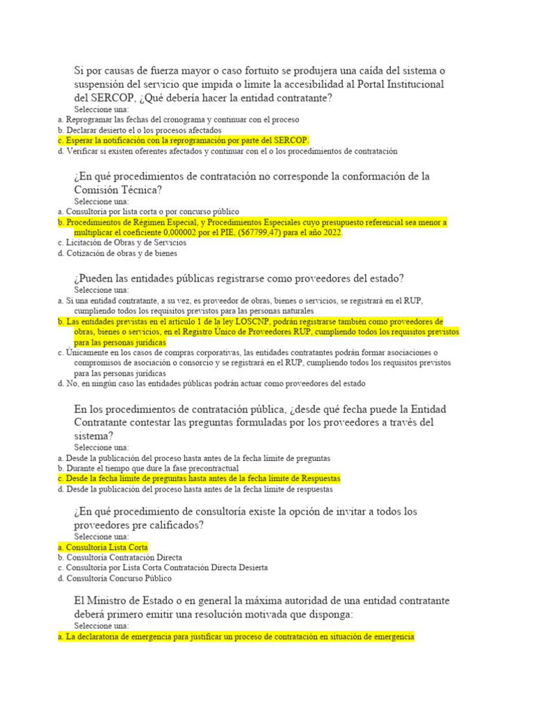 Preguntas Sercop | PDF | Subasta | Presupuesto