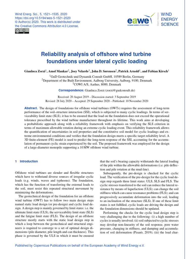 Reliability Analysis Lateral Cyclic Loading | PDF | Deep Foundation | Reliability Engineering