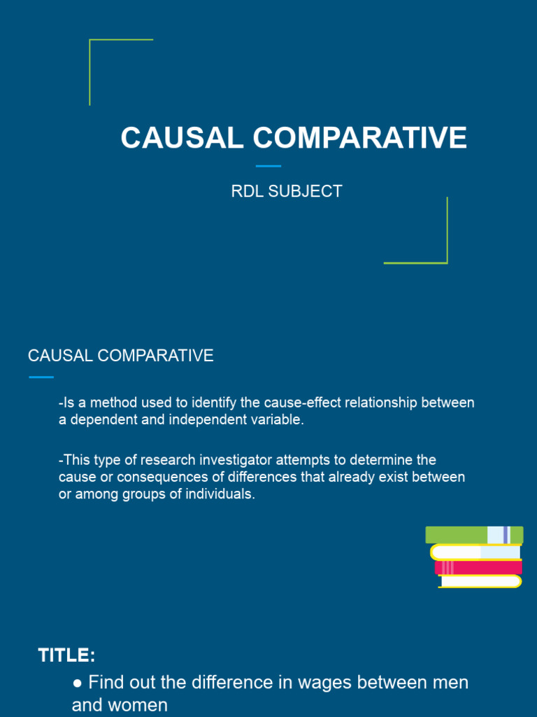Causal Comparative Research Guide | PDF | Career & Growth