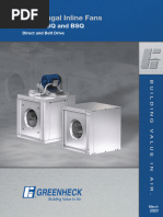 Twin City Square Inline Fans Catalog | PDF | Duct (Flow) | Horsepower