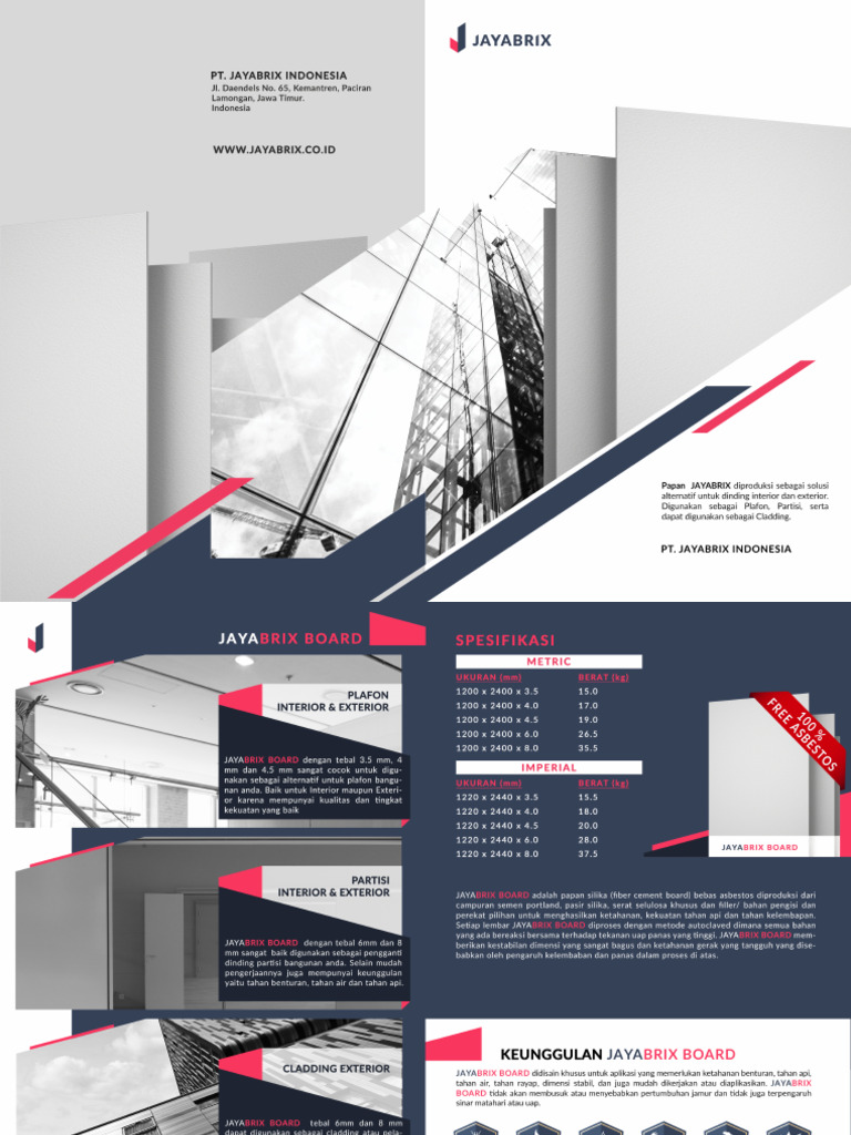 Brosur Papan Jayabrix | PDF