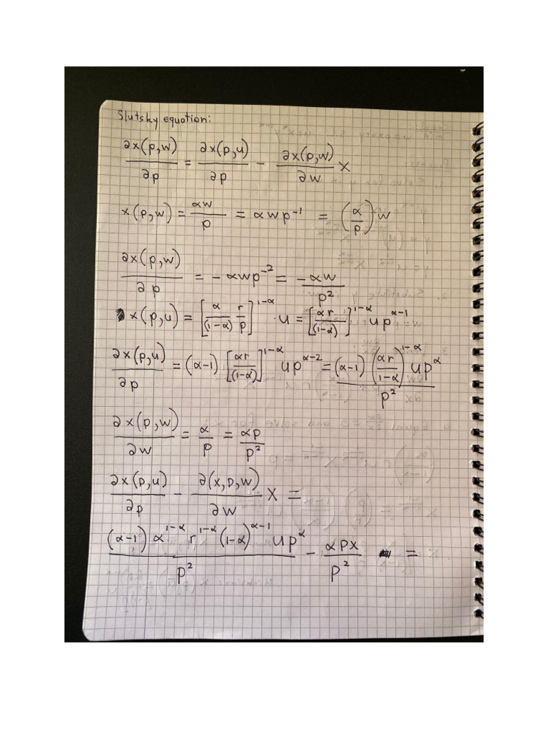 slutsky equation | PDF