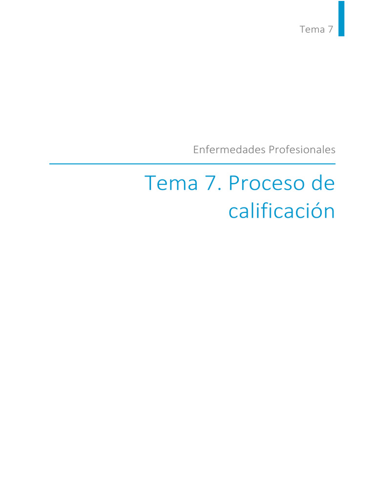 TEMA 7 Proceso de Calificación | PDF | Pensión | Salario