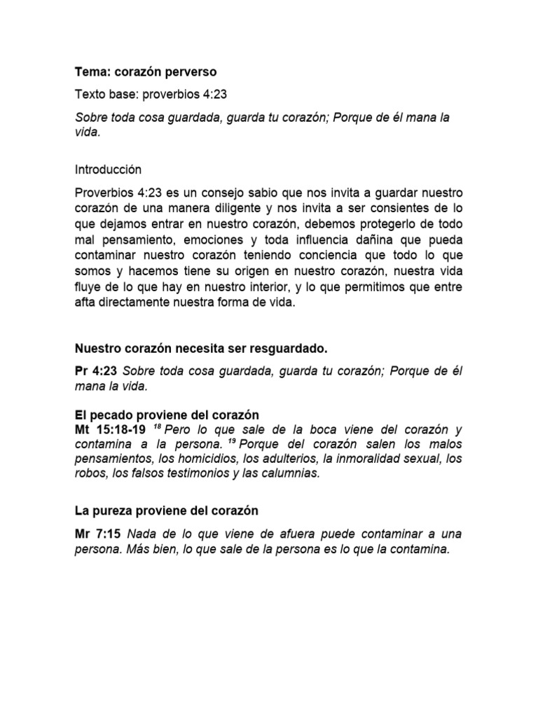 Corazon Perverso | PDF | Religión y espiritualidad