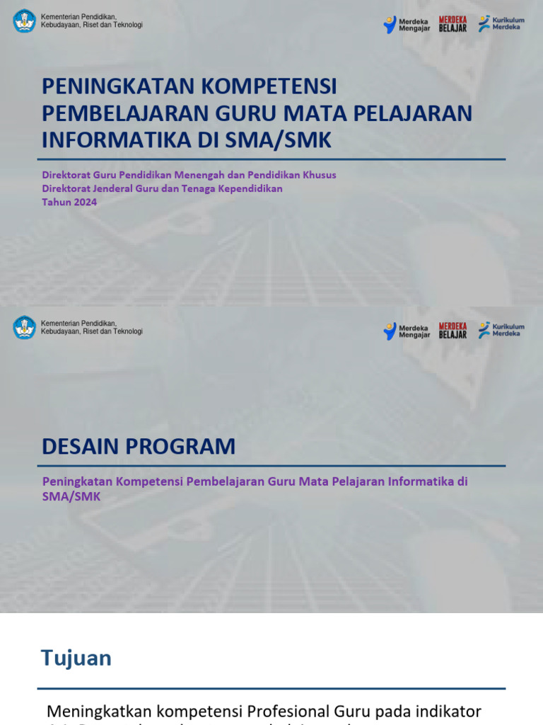 Peningkatan Kompetensi Guru Informatika | PDF