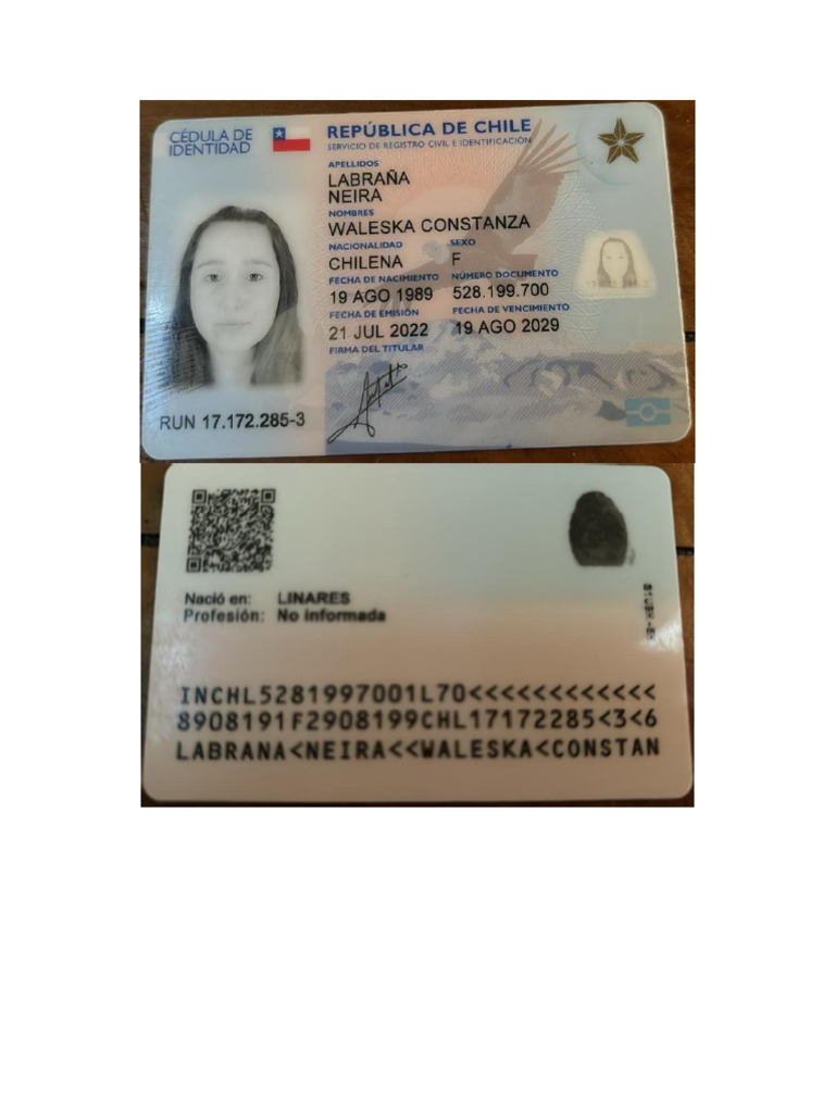 CEDULA DE IDENTIDAD | PDF