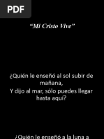 Letra Cancion Cristo Vive | PDF