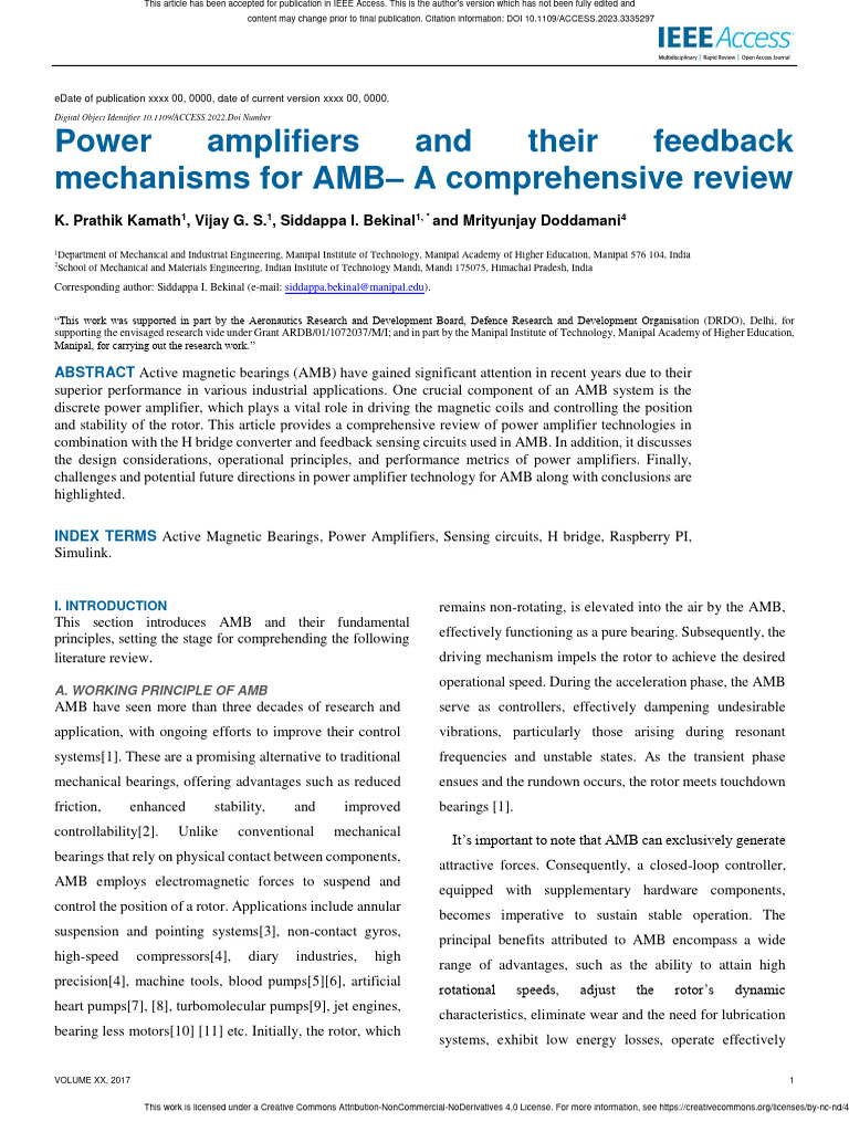 Power_amplifiers_and_their_feedback_mechanisms_for | PDF | Amplifier | Inductor