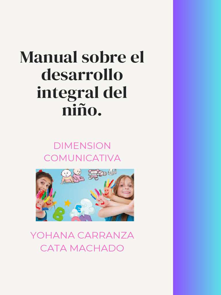 Guía para el Desarrollo Comunicativo Infantil | PDF | Aquisición de idioma | Comunicación
