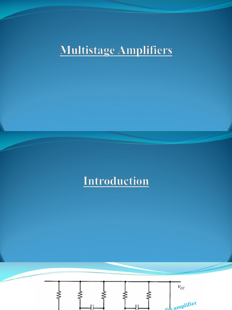 Multistage Amplifiers | PDF