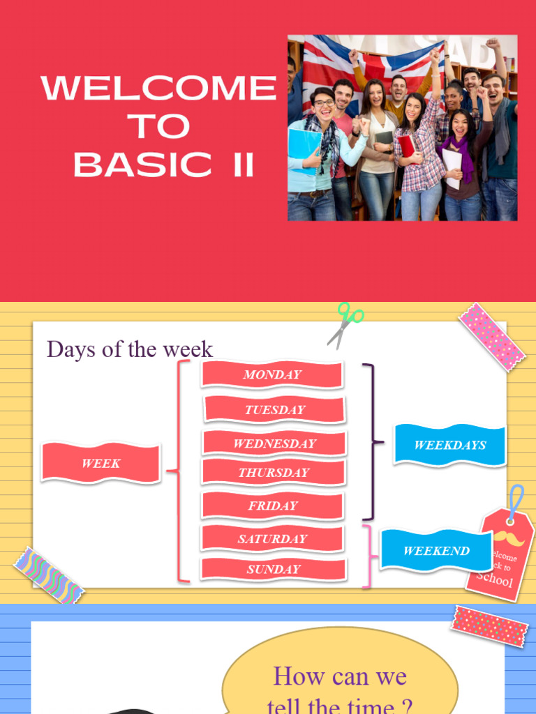 Days of the Week and Daily Routines | PDF | Workweek And Weekend