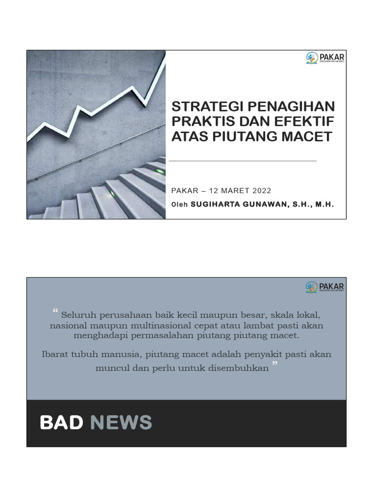 Strategi Efektif Penagihan Piutang Macet | PDF | Pengelolaan Keuangan ...