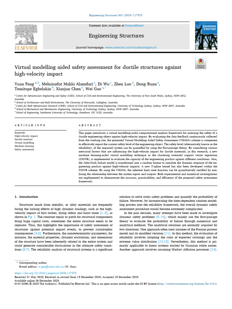 Virtual Modelling Aided Safety Assessment For Ductile Str 2024
