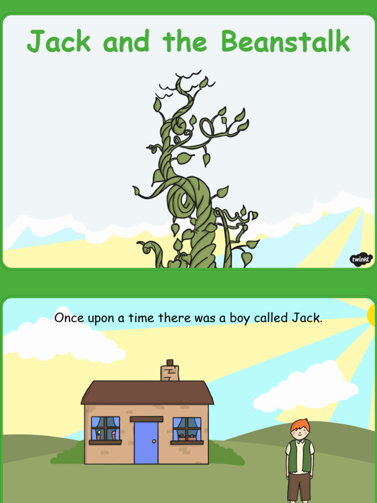 Jack and the Beanstalk Story Powerpoint Comic | PDF