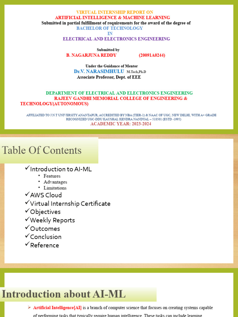 Nagarjuna AI ML | PDF | Cloud Computing | Machine Learning