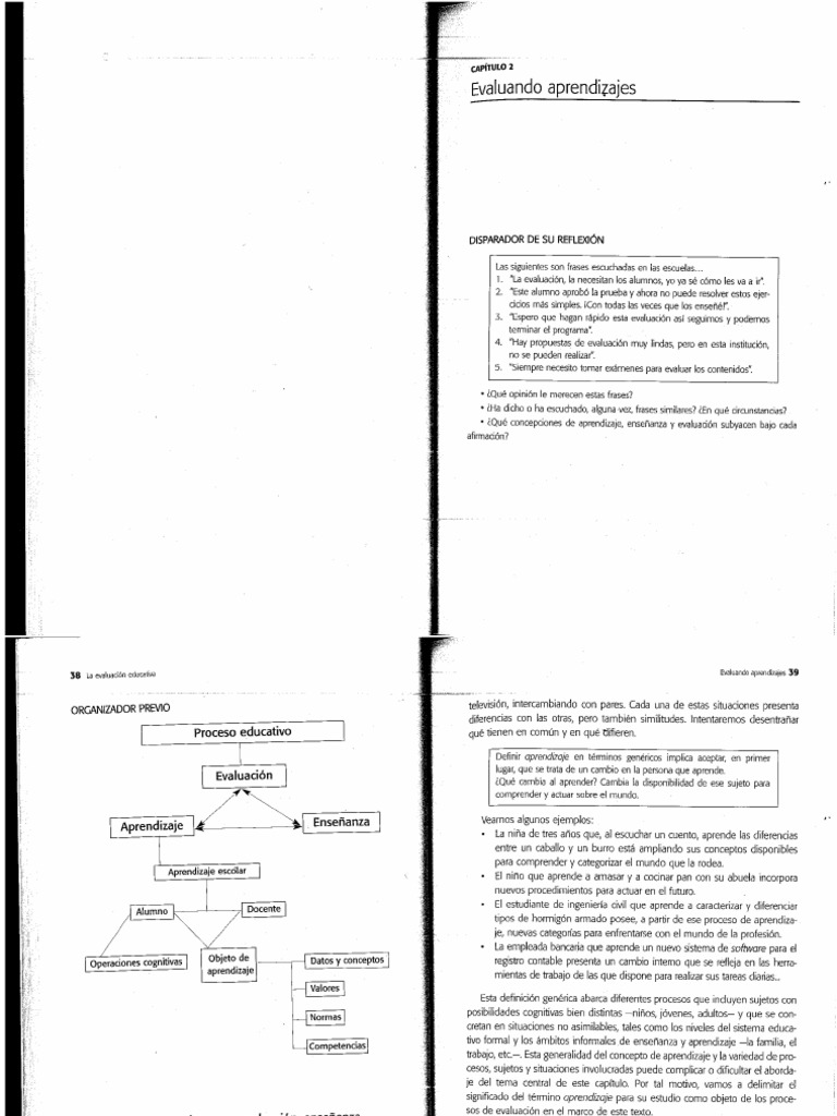 Libro La Evaluacion Educativa Cap 2 y 3 | PDF