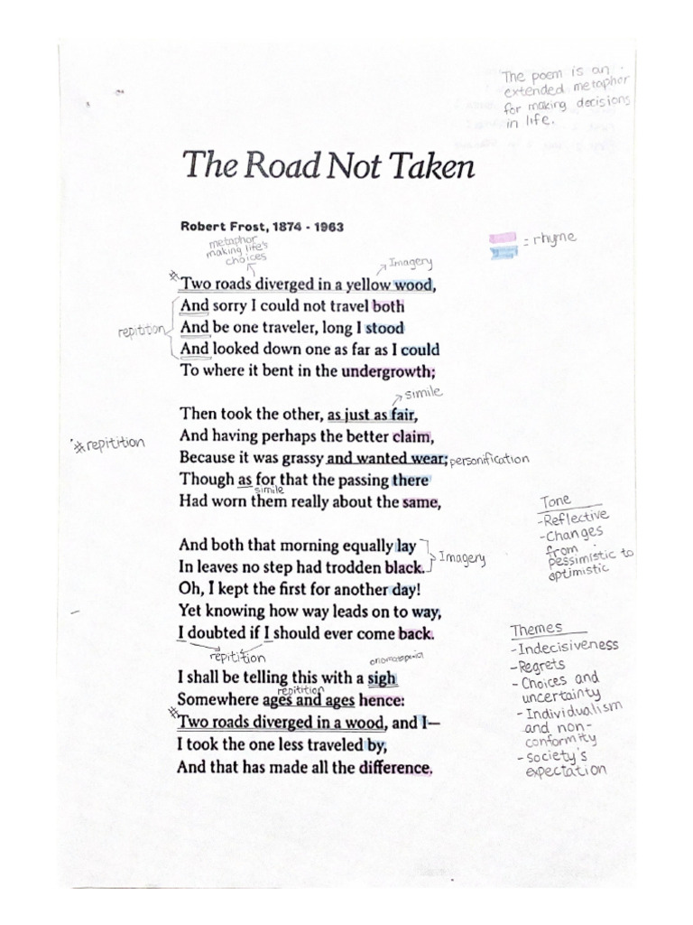 The Road Not Taken | PDF
