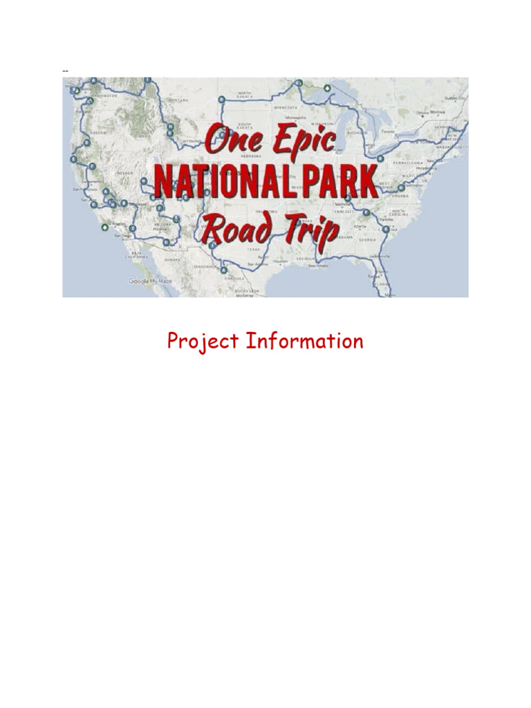 Family Road Trip to National Parks Guide | PDF | Experience | Learning